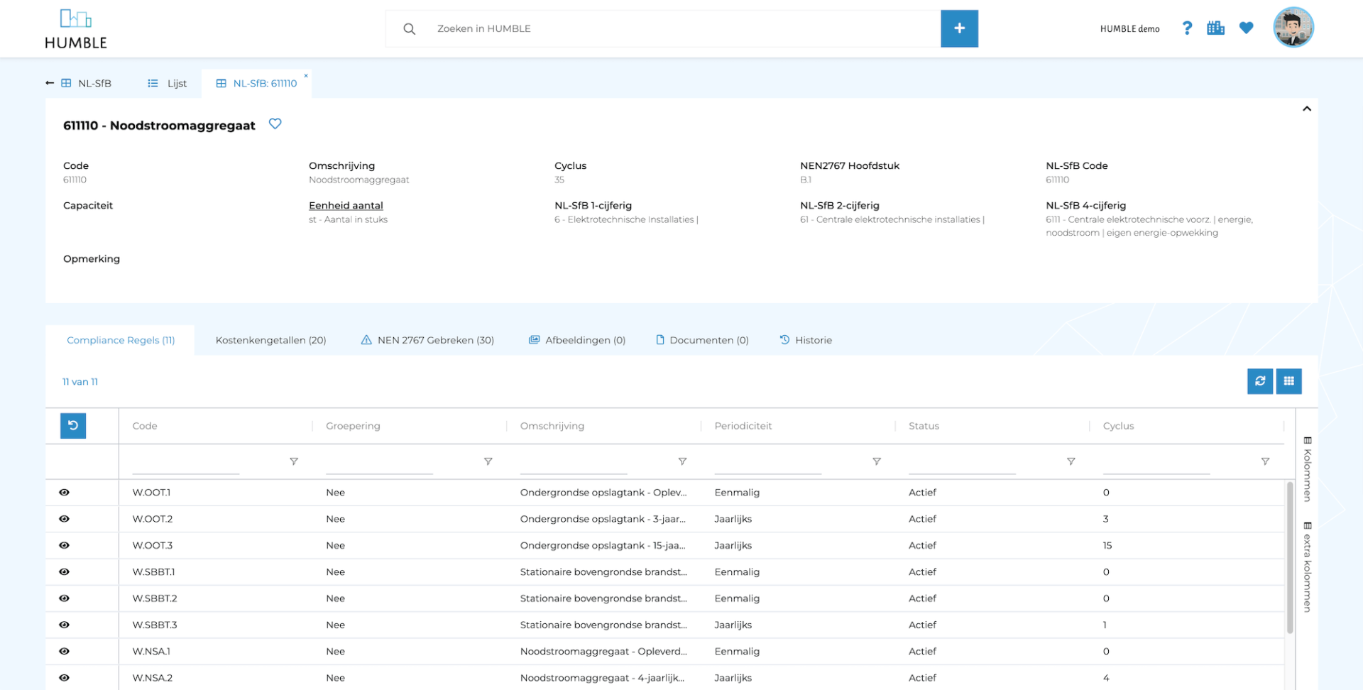 Realized in version 22.03.230 - HUMBLE Online Software Platform